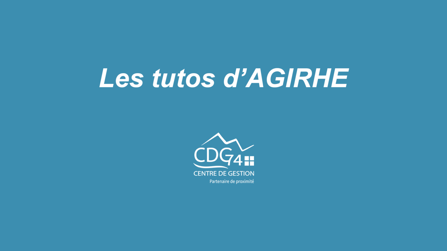 Les tutos d'AGIRHE, apprenez à renseigner les services antérieurs d'un ...